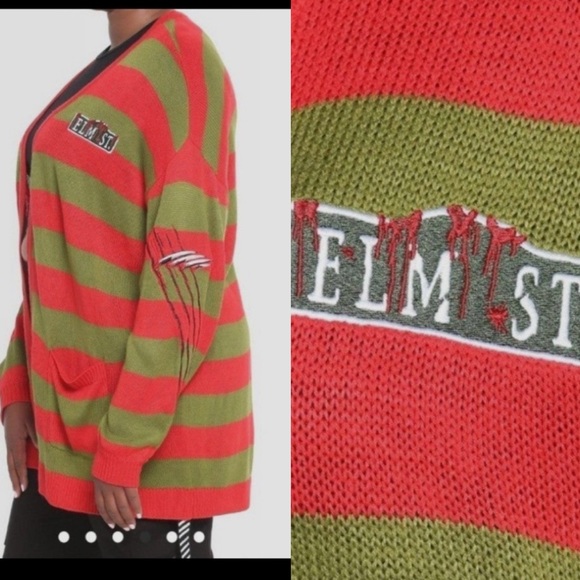 Hot Topic | Sweaters | A Nightmare On Elm Street Cardigan | Poshmark